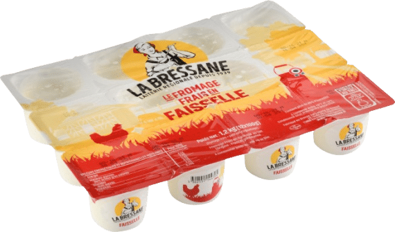 Fromage frais en faisselle 4,5% - La Bressane, votre Laiterie de Bresse ...